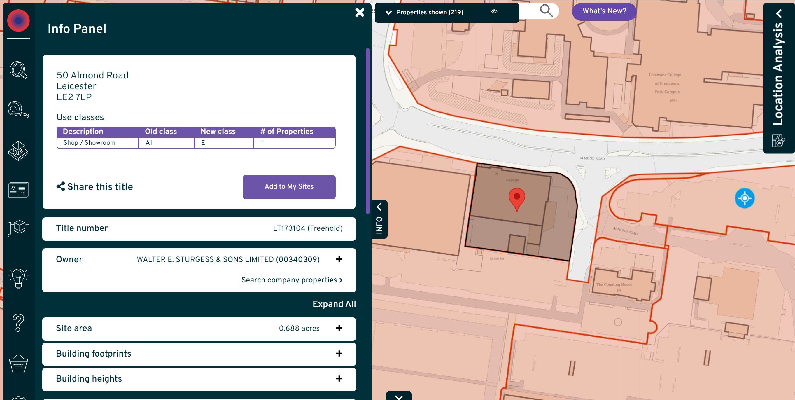 Nimbus | Feature - Info panel